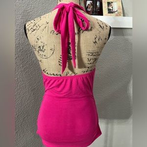 VENUS | Tops | Venus Hot Pink Summer Halter Top Medium | Poshmark
